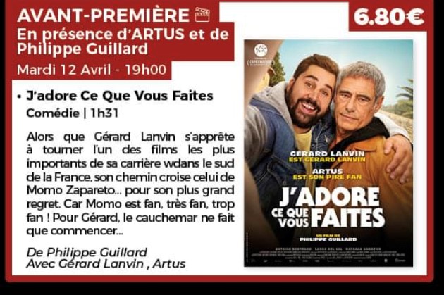 Cinéma Le Galaxy Châteaubernard Avant Première “jadore Ce Que Vous